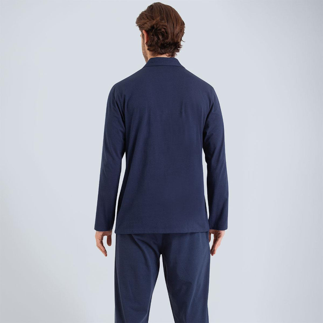 Pyjama long ouvert homme Easy Print Athena