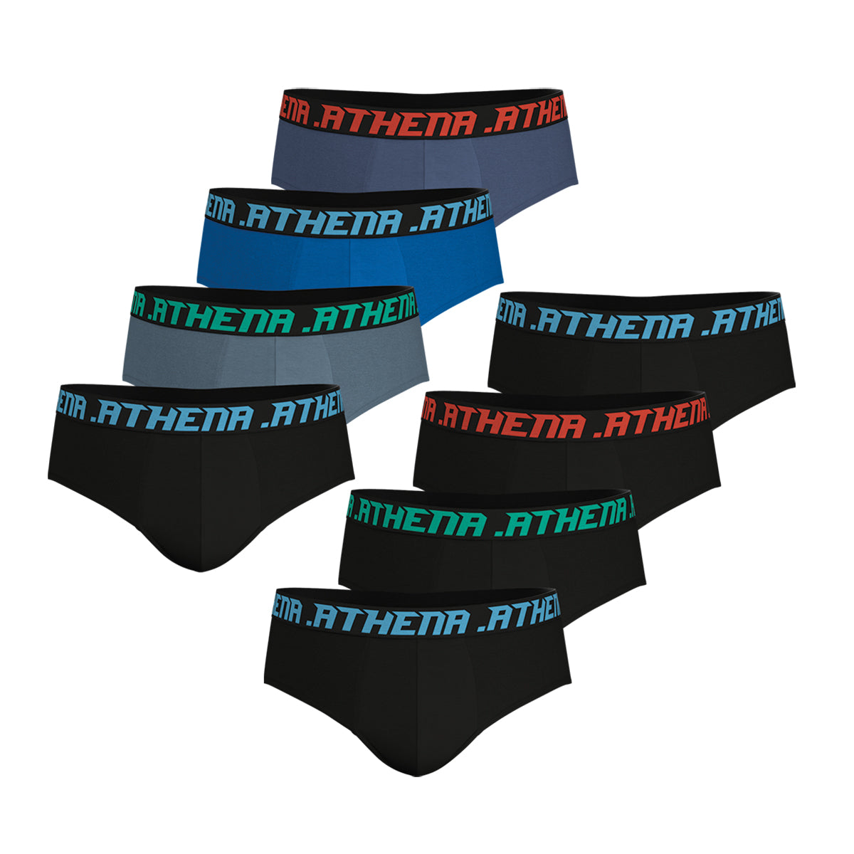 Lot de 8 slips homme My Petit prix Athena