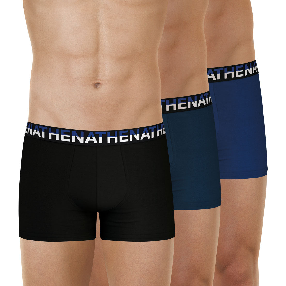 Lot de 3 boxers homme Trio Essentiel Athena