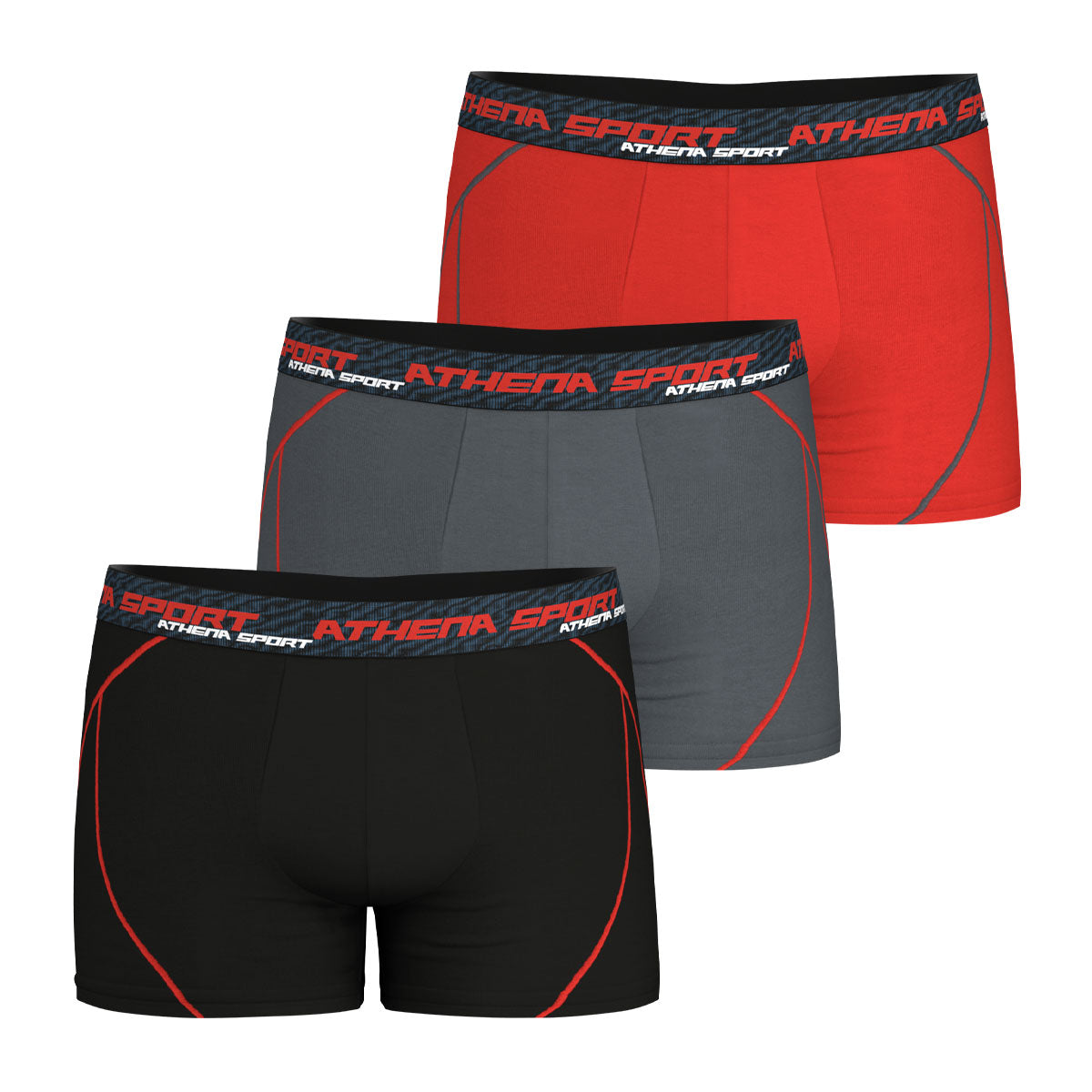Lot de 3 boxers homme Training Dry Athena