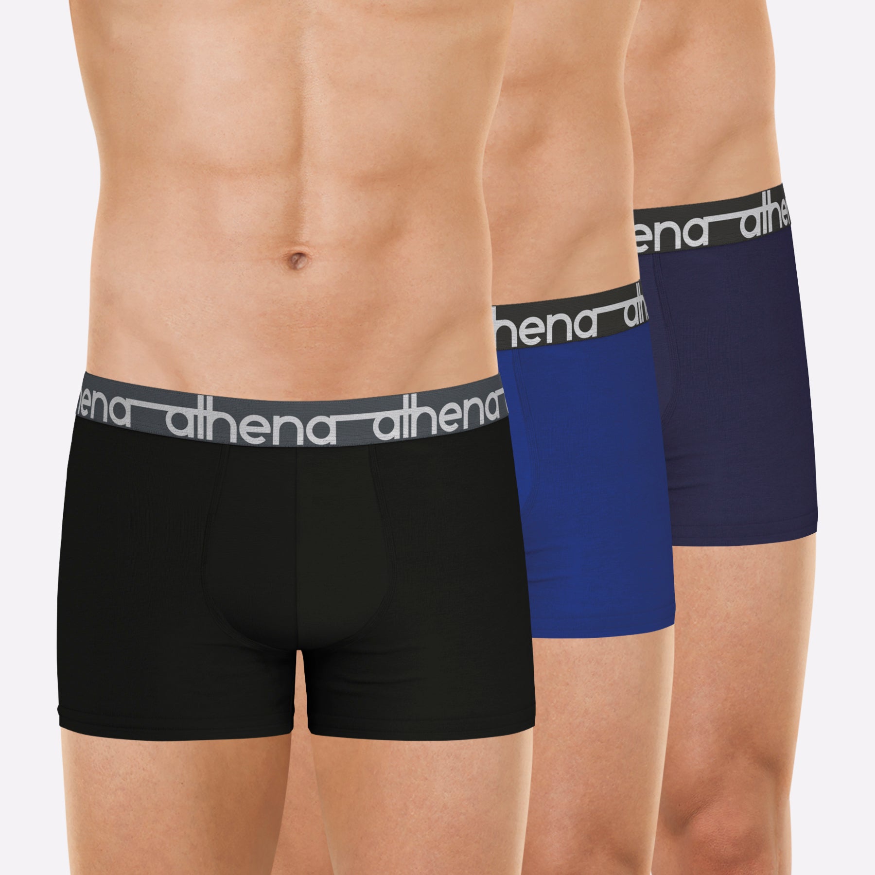 Lot de 3 boxers homme Athena