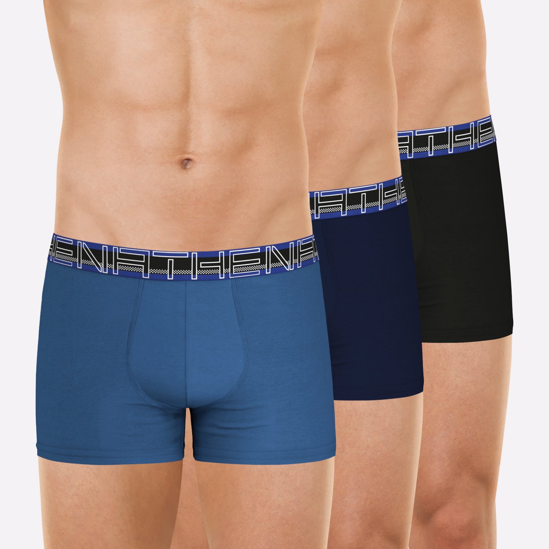 Lot de 3 boxers homme Athena